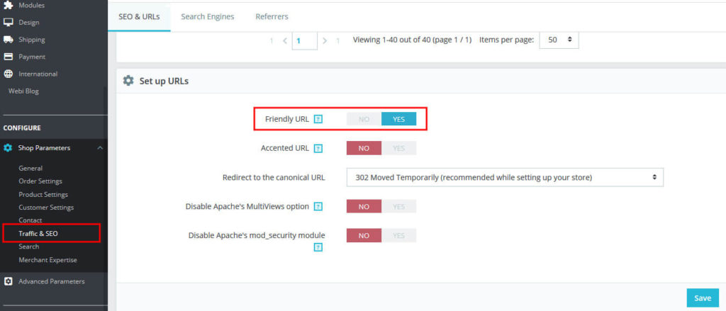 PrestaShop Theme Friendly URL Rewrite For SEO - Webibazaar Themes
