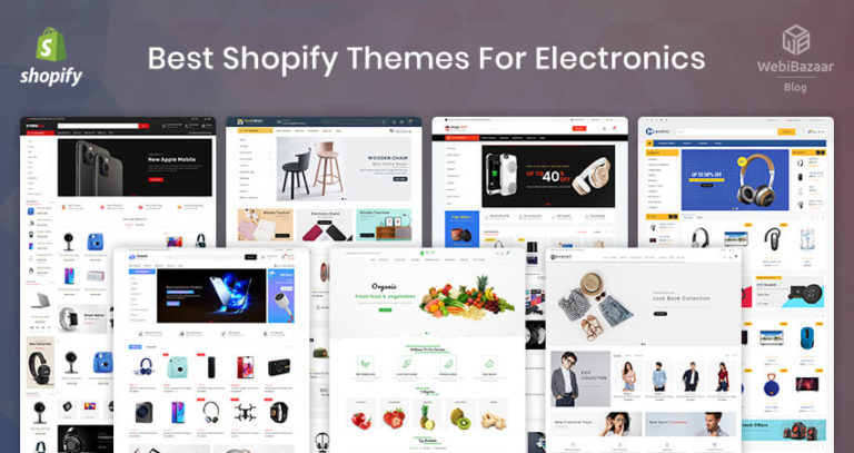 Best Shopify Themes For Electronics | Webibazzar Template
