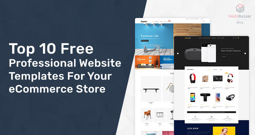 Top 10 Free Professional Website Themes For eCommerce Store