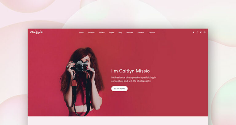 7 Best Responsive Photography Website Templates