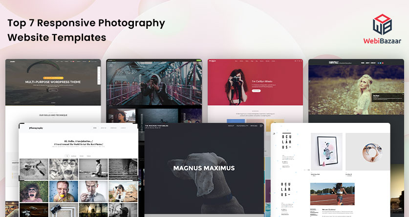 7 Best Responsive Photography Website Templates