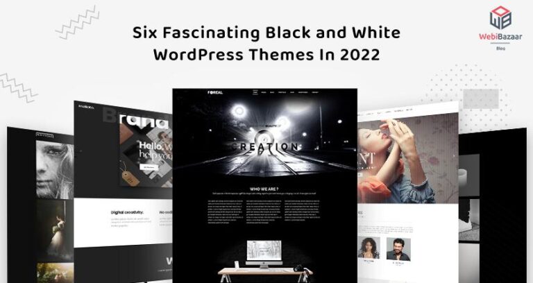 6 Fascinating Black And White WordPress Themes In 2023