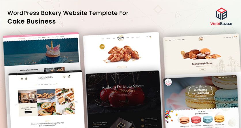 Wordpress Bakery Website Templates For Cake Business