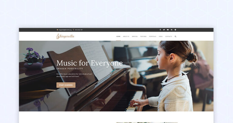 5 Top Rated Wordpress Themes For Musicians - Webibazaar